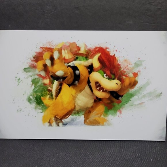 Art | Bowser Super Mario Brothers Wall Photo Art Board Print 1175in X ...